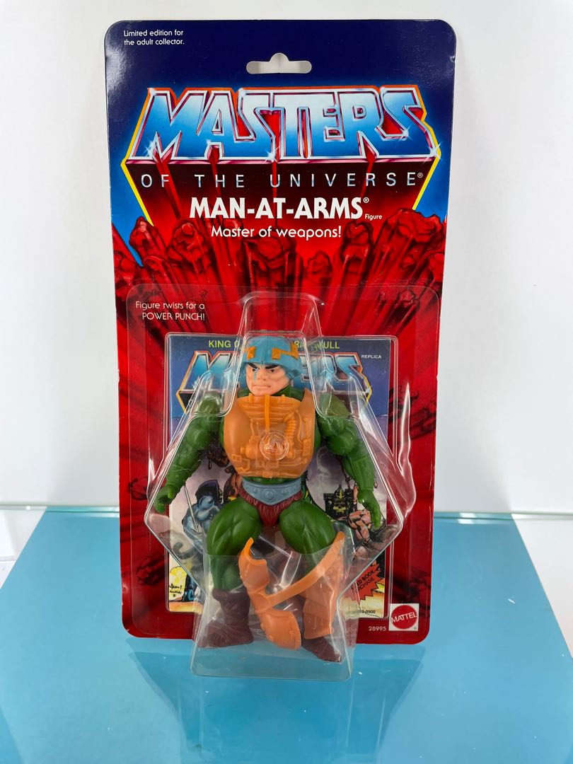 Master of the universe vintage 2000 commemorative man at arms tribute ...