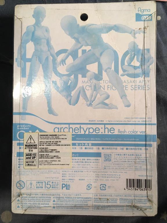 Authentic Max Factory Figma Archetype - He (Flesh Color Version ...
