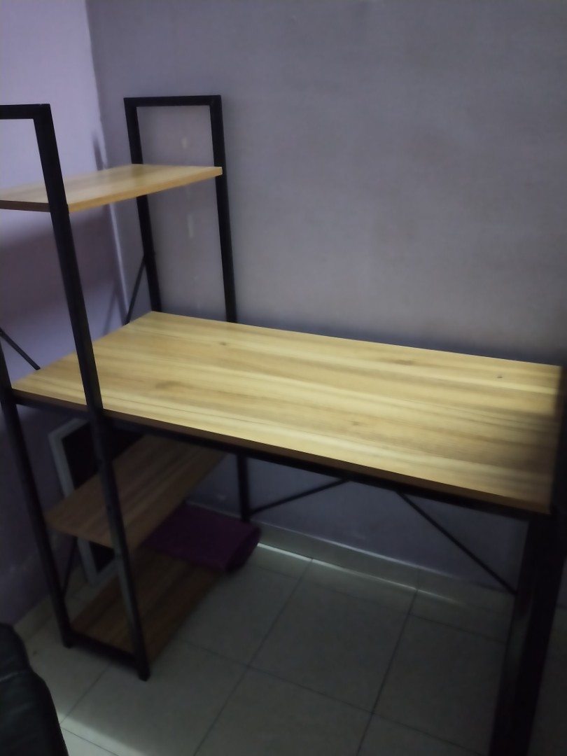 Meja Study / Meja Ofis, Furniture & Home Living, Furniture, Tables ...