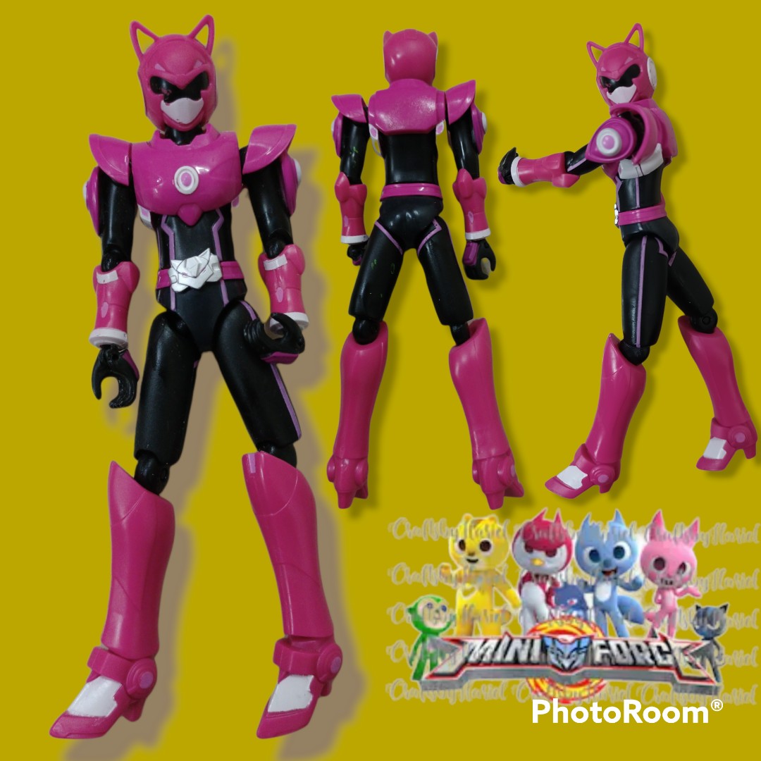Miniforce Lucy Pink Action Figure, Hobbies & Toys, Collectibles ...