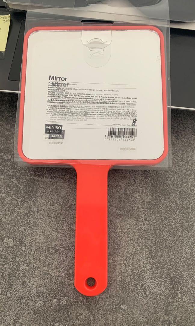 Miniso handheld mirror, Beauty & Personal Care, Face, Face Care on ...