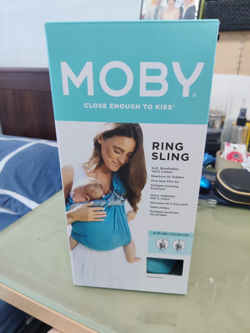 Moby Ring Sling, Babies & Kids, Going Out, Carriers & Slings on Carousell