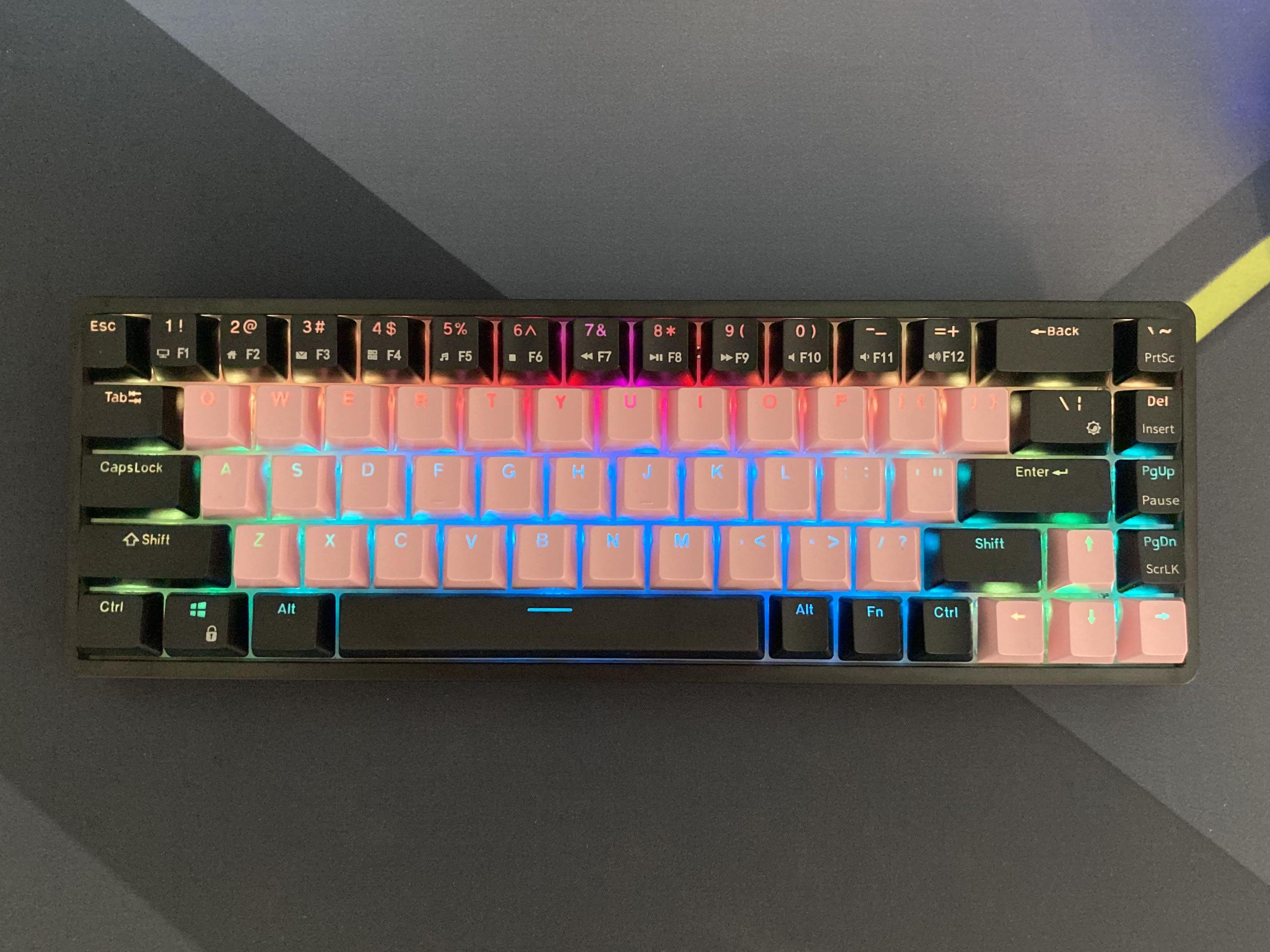 Modded Royal Kludge RKG68 Wireless Hotswappable Custom Mechanical ...