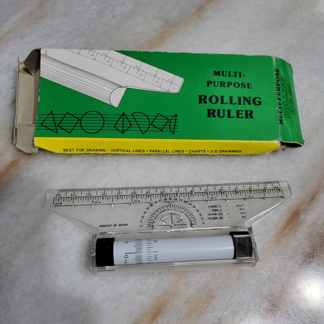 multi purpose rolling ruler, Hobbies & Toys, Stationery & Craft ...