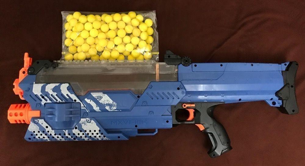 Nerf Original Rival Nemesis Assault Blaster Orange Trigger, Hobbies ...