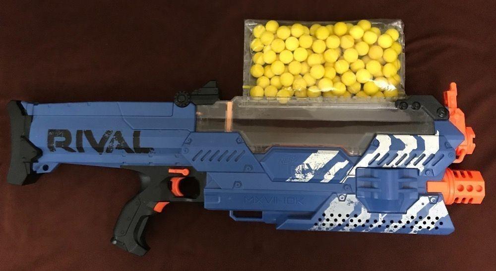 Nerf Original Rival Nemesis Assault Blaster Orange Trigger, Hobbies ...