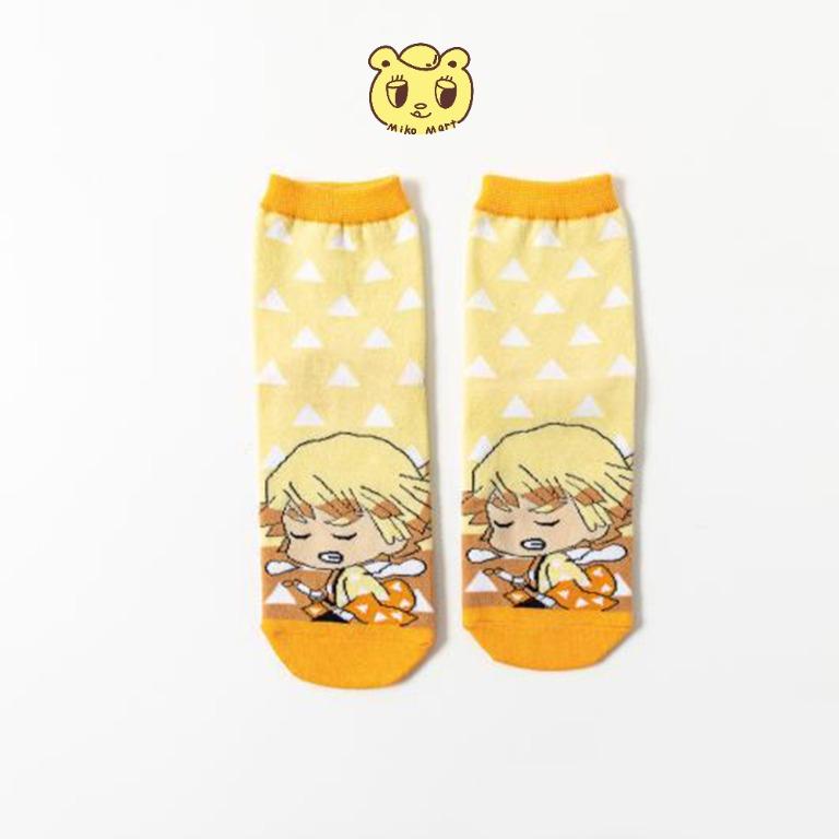 [ready stock in SG] demon slayer socks, ankle socks, Nezuko, Rengoku ...