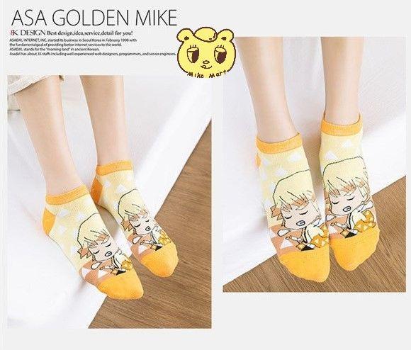 [ready stock in SG] demon slayer socks, ankle socks, Nezuko, Rengoku ...