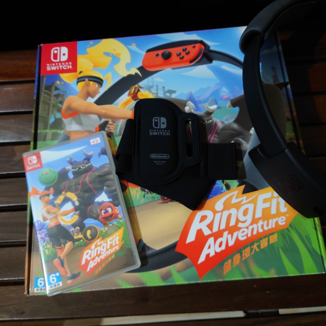 Nintendo Switch Ring Fit Adventure Asian Version, Video Gaming, Video ...