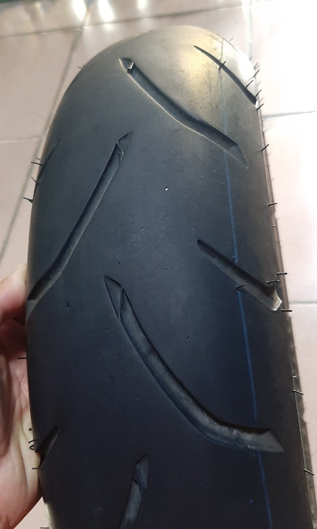 Nmax v1 rim and tire, Motorbikes, Motorbike Parts & Accessories, Tires ...