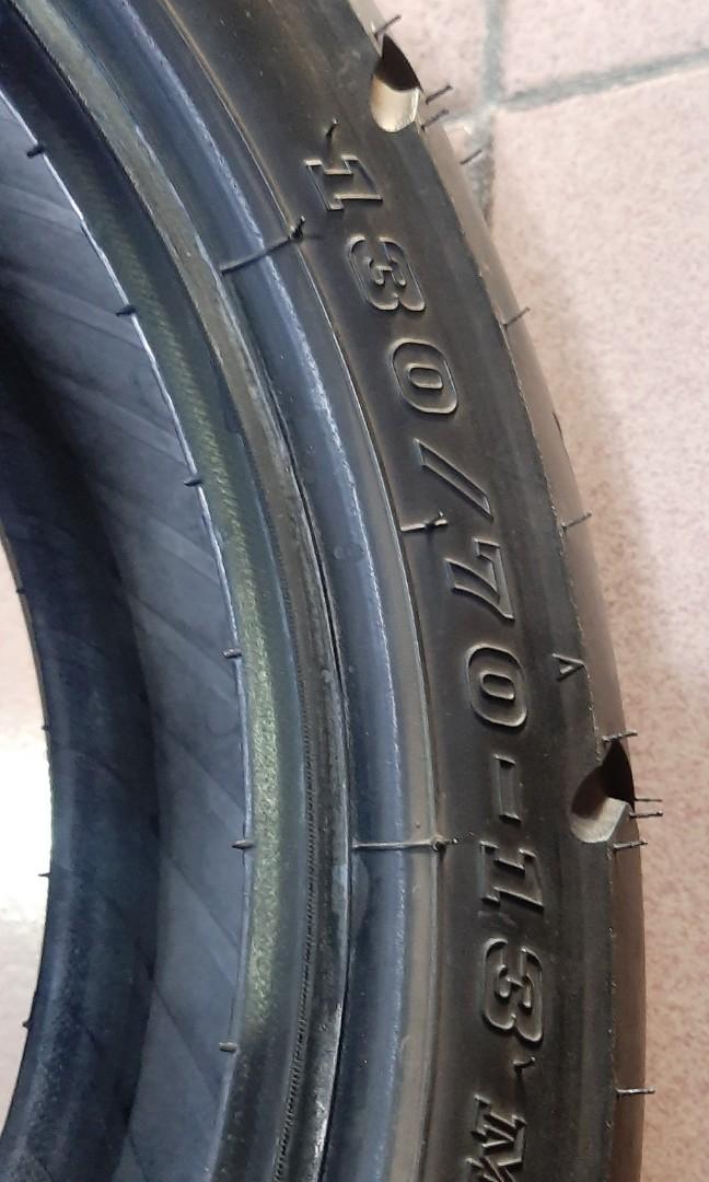 Nmax v1 rim and tire, Motorbikes, Motorbike Parts & Accessories, Tires ...