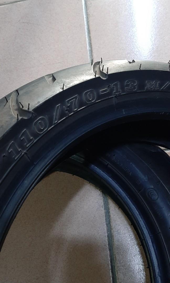 Nmax v1 rim and tire, Motorbikes, Motorbike Parts & Accessories, Tires ...