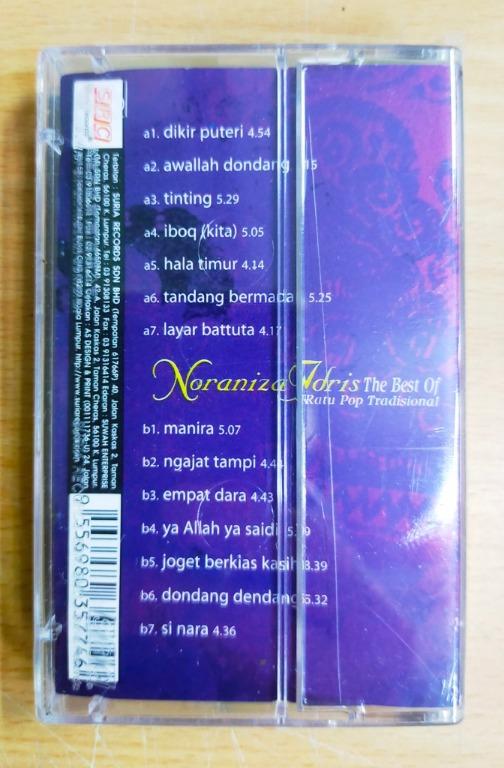 Noraniza Idris The Best of Ratu Pop Tradisional Kaset Tape Cassette Album Pop Etnik Original New ...