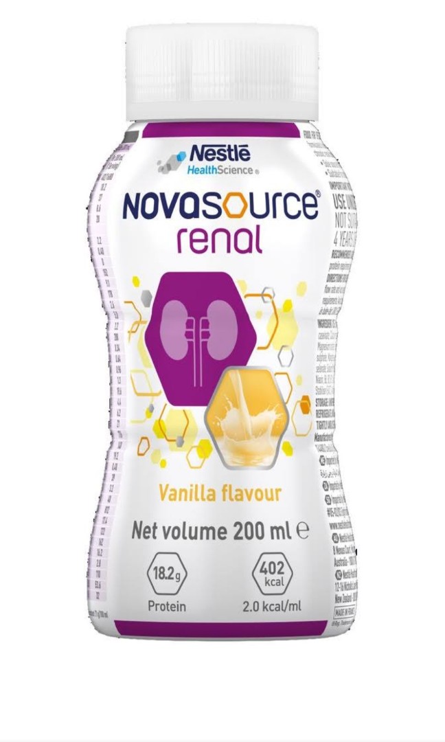 Novasource Renal Liquid 200ml, Health & Nutrition, Health Supplements ...