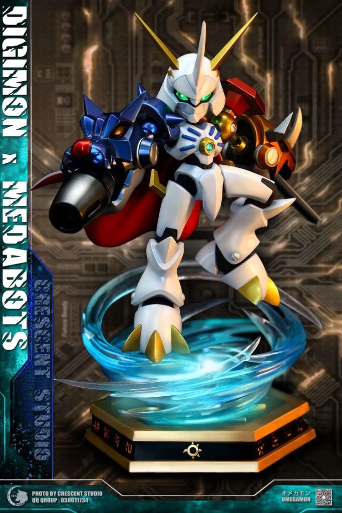 Omegamon Digimon x Medabots resin, Hobbies & Toys, Toys & Games on ...
