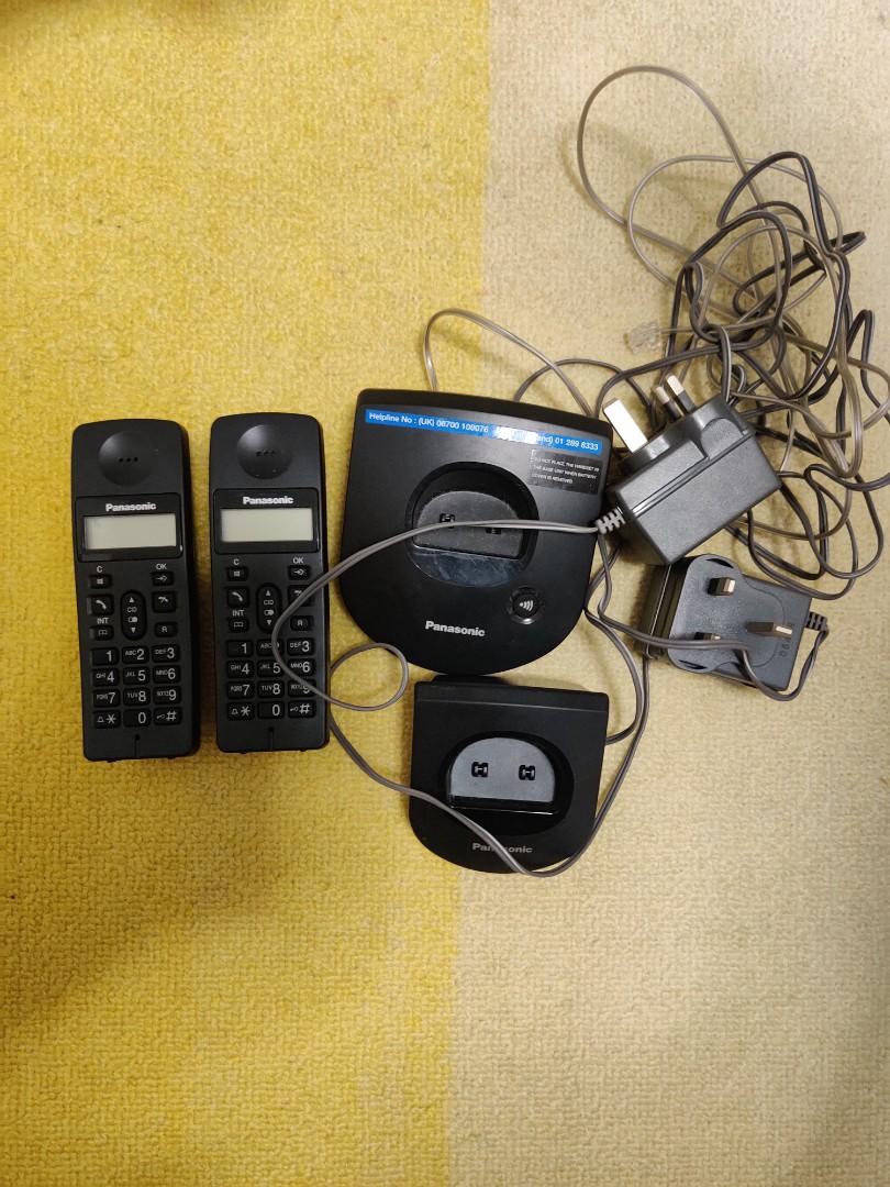 Panasonic Cordless Phone set, Computers & Tech, Office & Business ...