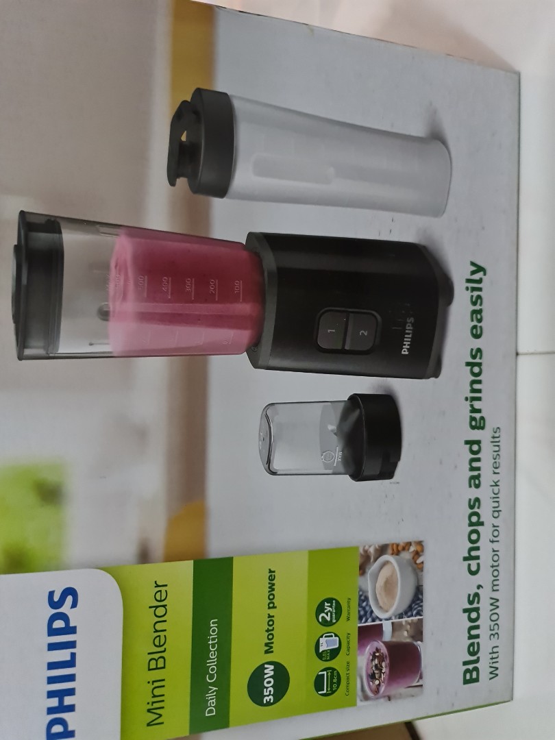 Philips mini blender, Furniture & Home Living, Kitchenware & Tableware ...