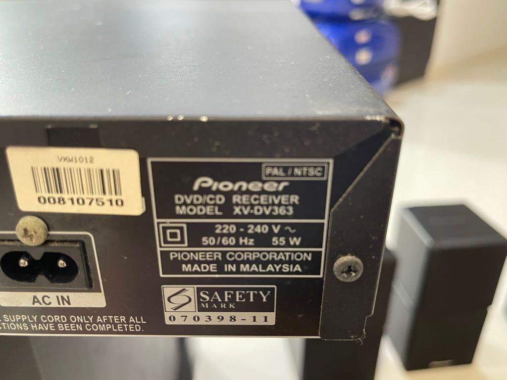 Pioneer Speakers XV-DV363, Audio, Soundbars, Speakers & Amplifiers on Carousell