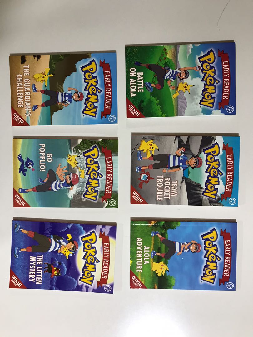Pokemon early reader, 興趣及遊戲, 書本 & 文具, 小說 & 故事書 - Carousell
