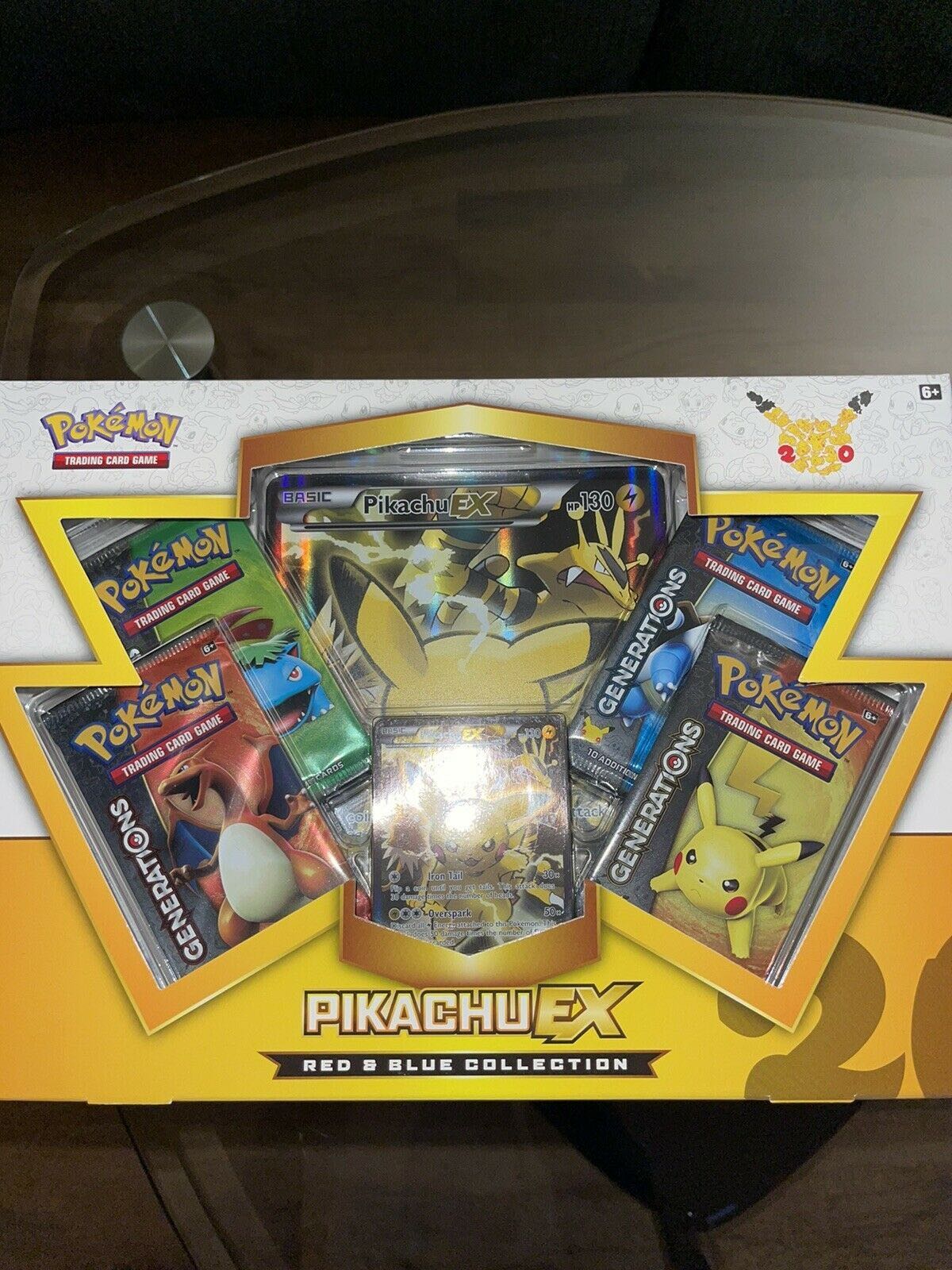 Pokemon Pikachu EX 20th anniversary Generations Limited Box set sealed ...