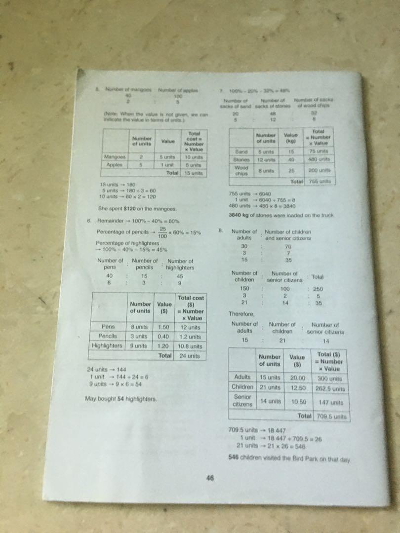 PSLE Mathematics Problem Solving Skills Series (Volume 5), Hobbies ...