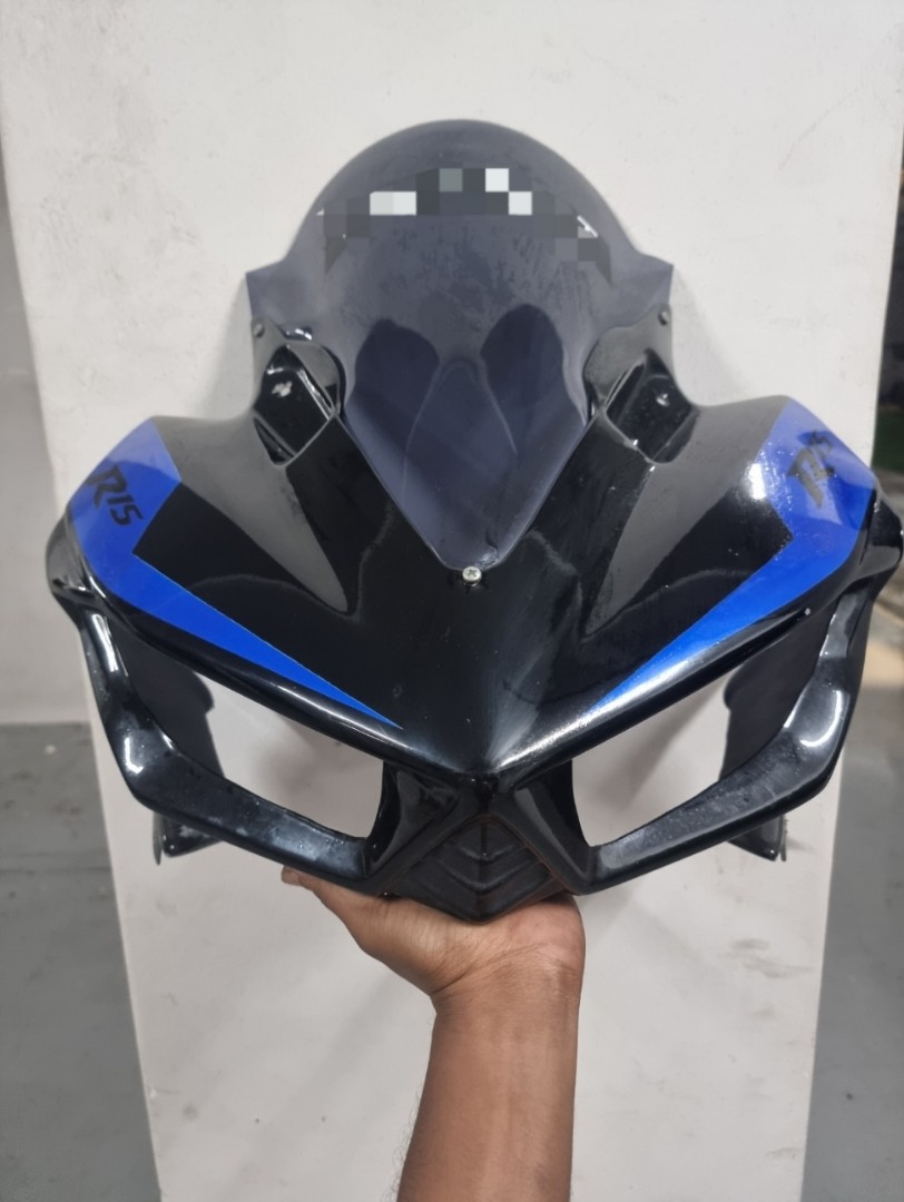 R15 V2 Headcowl, Motorcycles, Motorcycle Accessories on Carousell