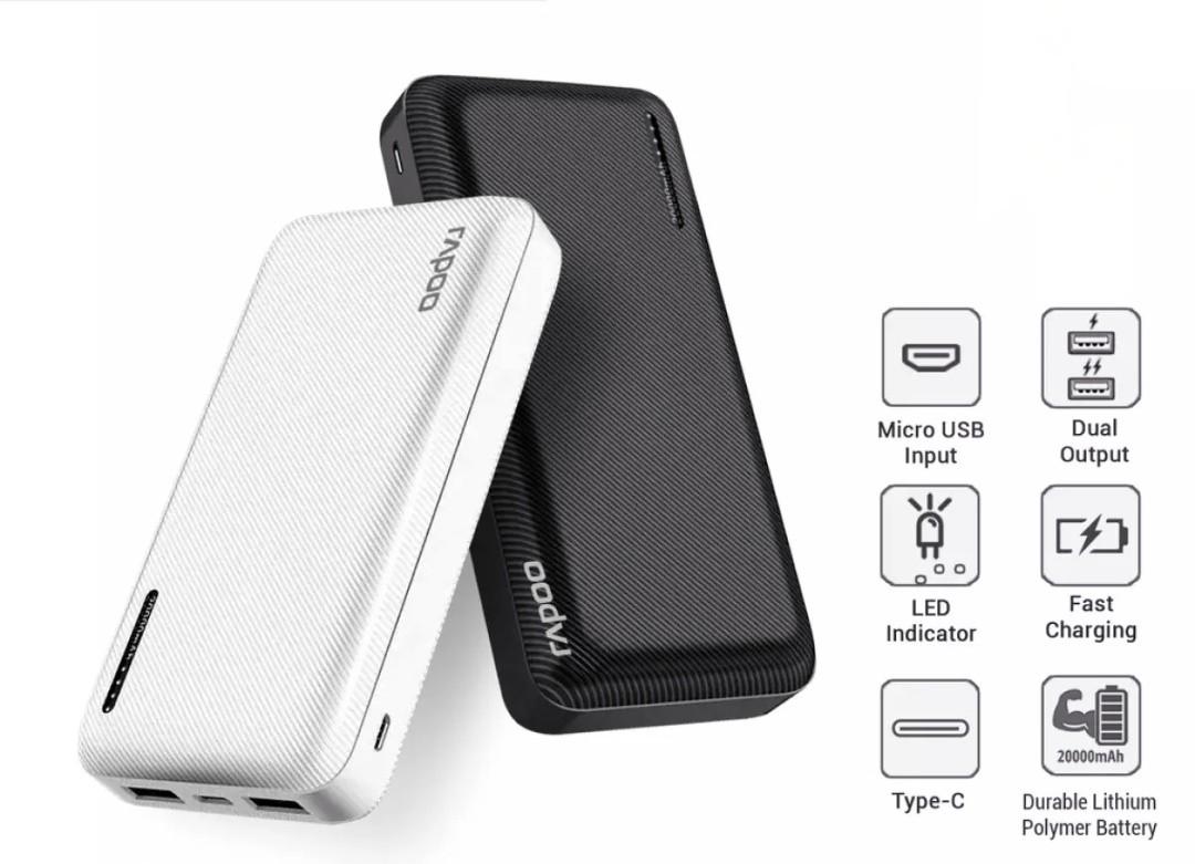 Rapoo S2002 Powerbank, Mobile Phones & Gadgets, Mobile & Gadget ...