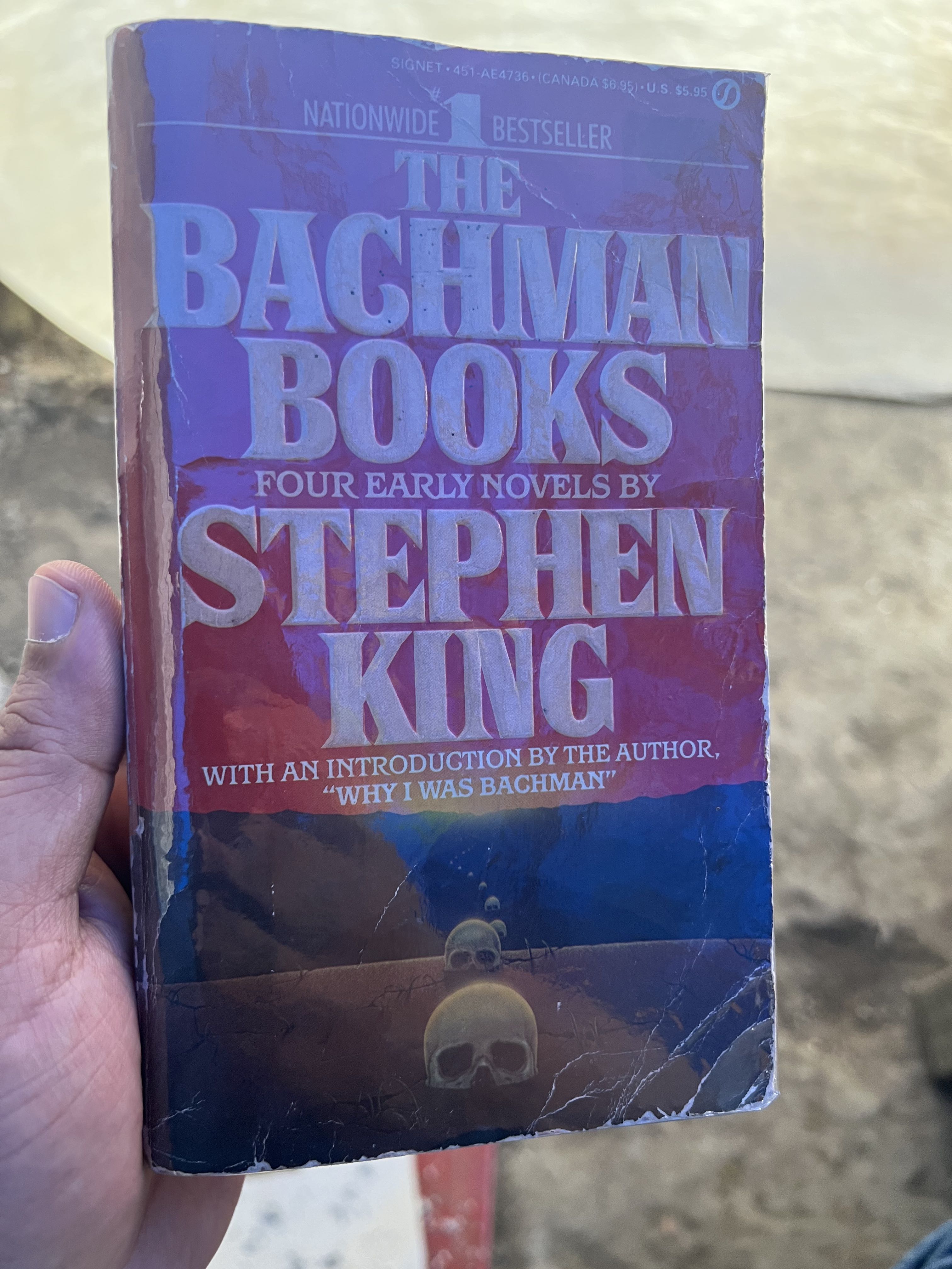 RARE stephen king books richard bachman first edition first printing ...