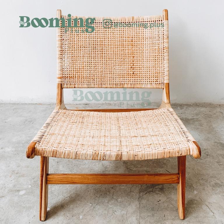 Rattan Lounge Chair / Kerusi Rotan, Furniture & Home Living, Furniture ...