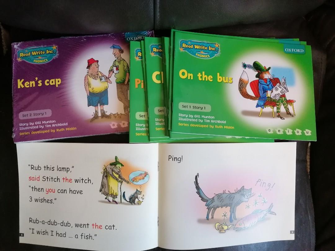 RWI phonics story Set 1 & 2, 興趣及遊戲, 書本 & 文具, 小說 & 故事書 - Carousell