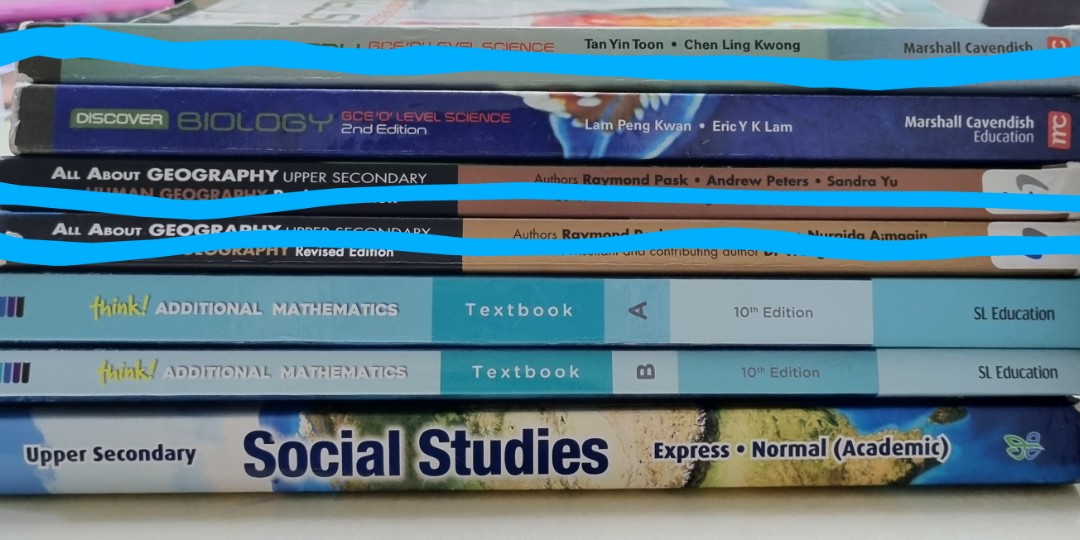 Sec3/Sec4 textbooks, Hobbies & Toys, Books & Magazines, Textbooks on ...