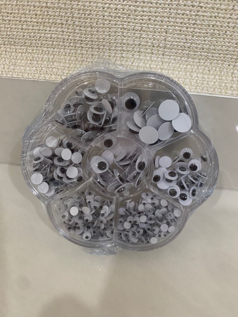 [SG Ready Stock] Googly Eyes / Jiggly Eyes Box (700 pieces) | Craft ...