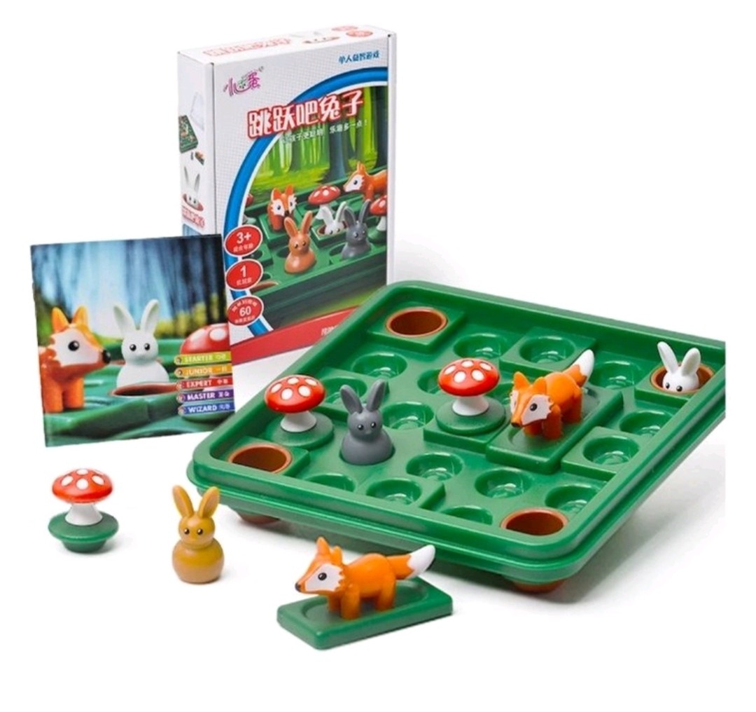 (SG READY STOCK) Jumping Rabbit Smart Game Portable Puzzle Memory ...