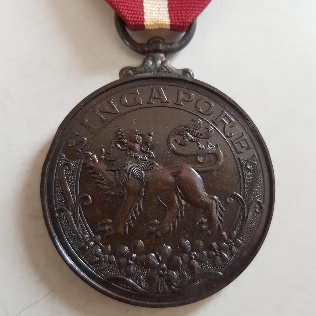 Singapore Medal Pingat Berkebolehan - Efficency medal, Hobbies & Toys ...