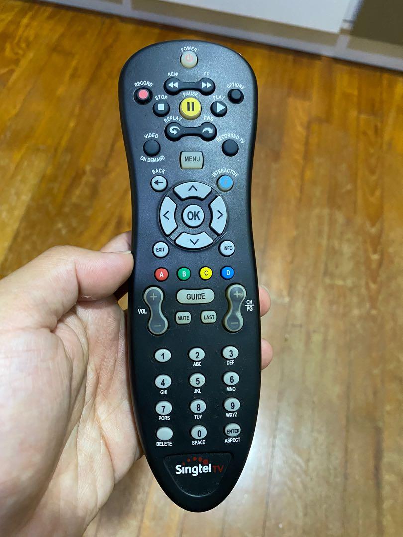 Singtel TV Remote control, TV & Home Appliances, TV & Entertainment, TV ...