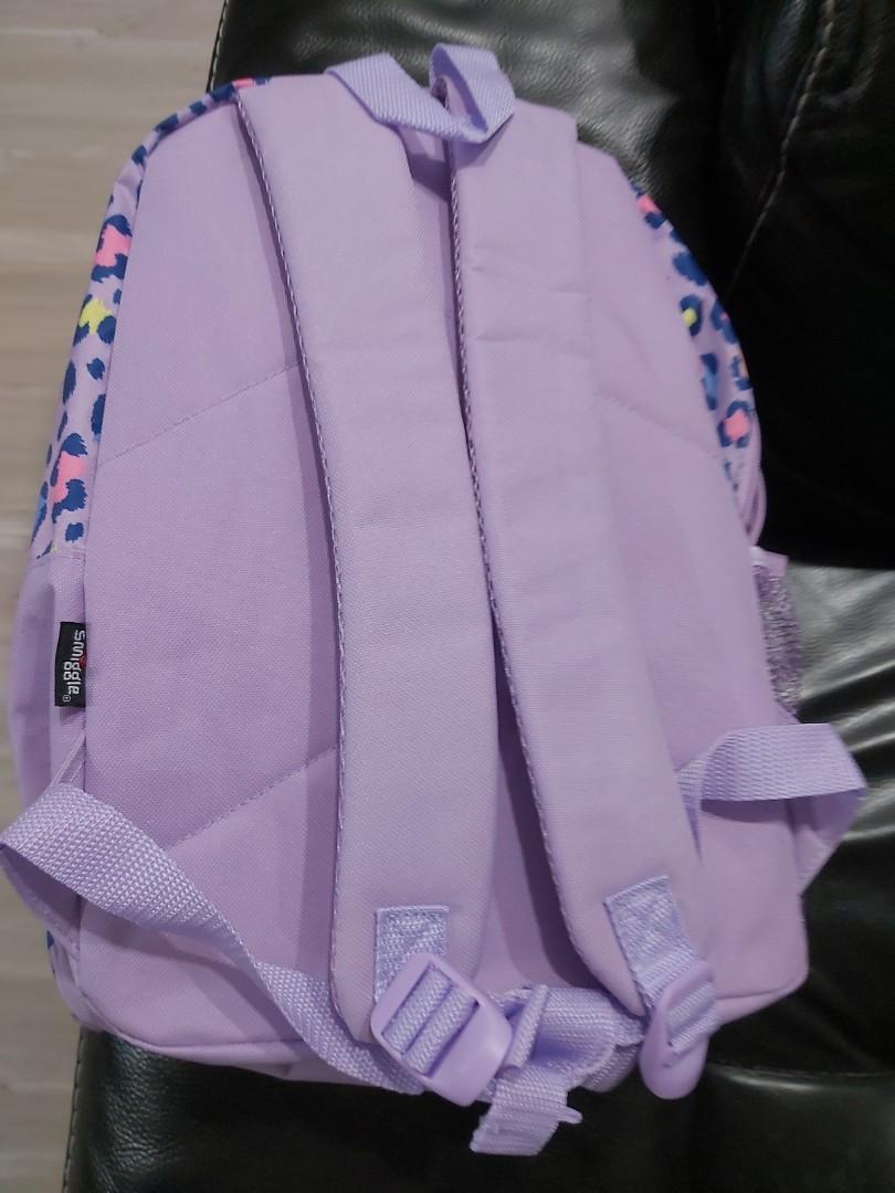 Smiggle Bundle (A purple smiggle backpack & Purple Lunchbag), Babies ...