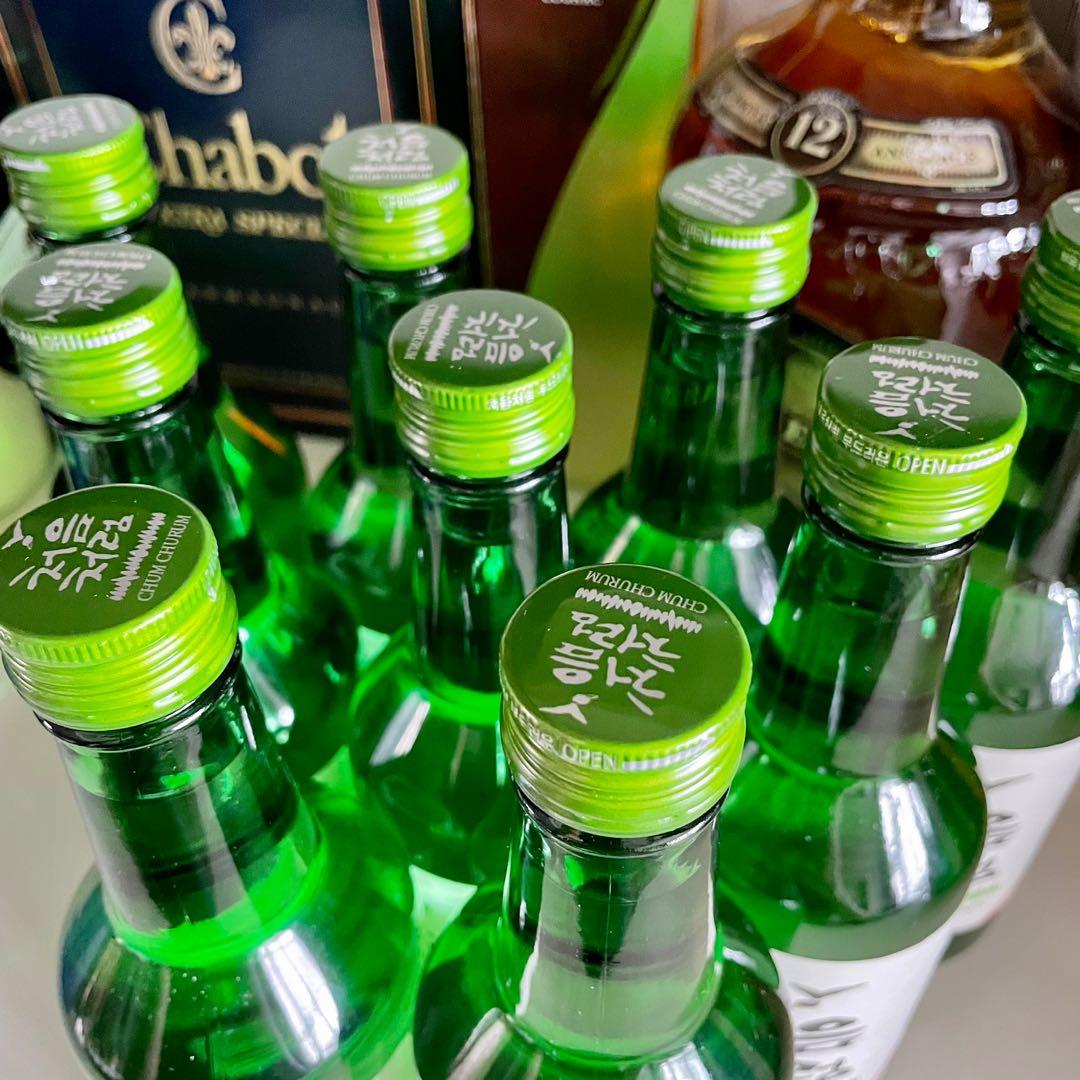 17% Soju plain Chum Churum Premium Korean Chumchurum Moscato grape ...
