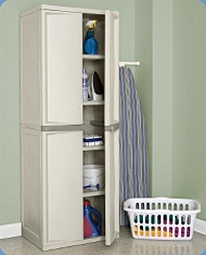 Sterilite 4-Shelf Utility Storage Cabinet, Furniture & Home Living ...