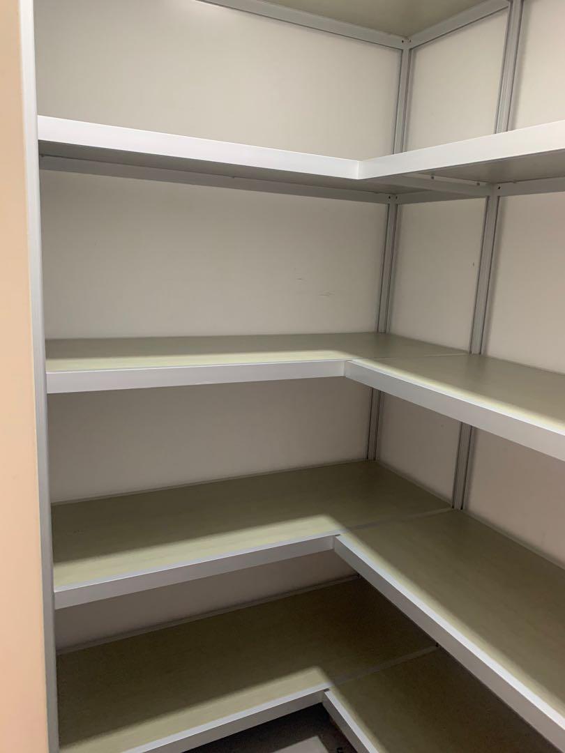 Storeroom L shape Rack 5 layers , Furniture & Home Living, Furniture ...
