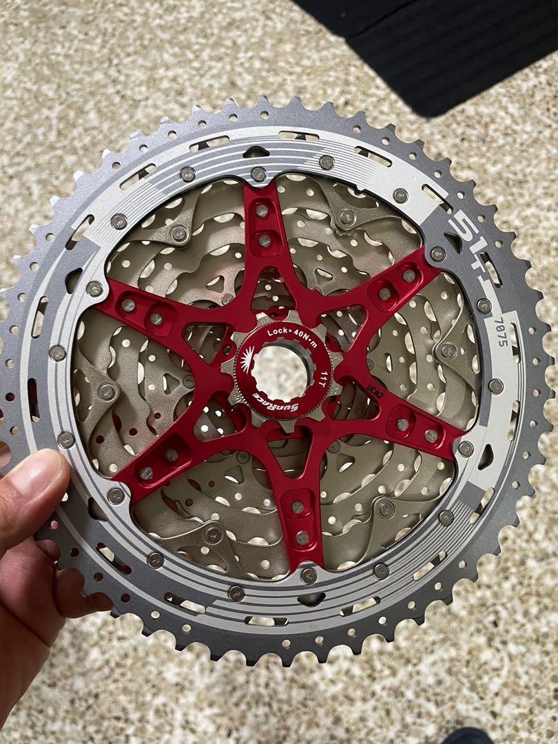 Sunrace 12 speed cassette 11-51 shimano hg hub, Sports Equipment ...