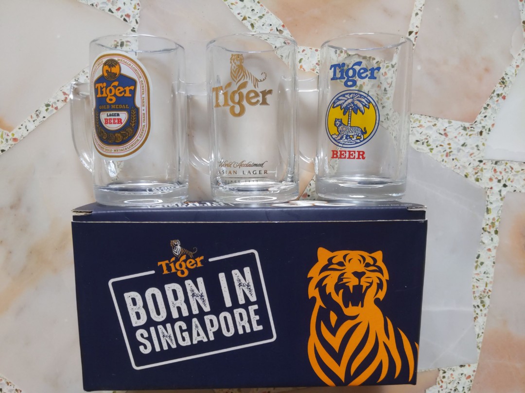 Tiger Beer Limited Edition Mini Mugs, Furniture & Home Living ...