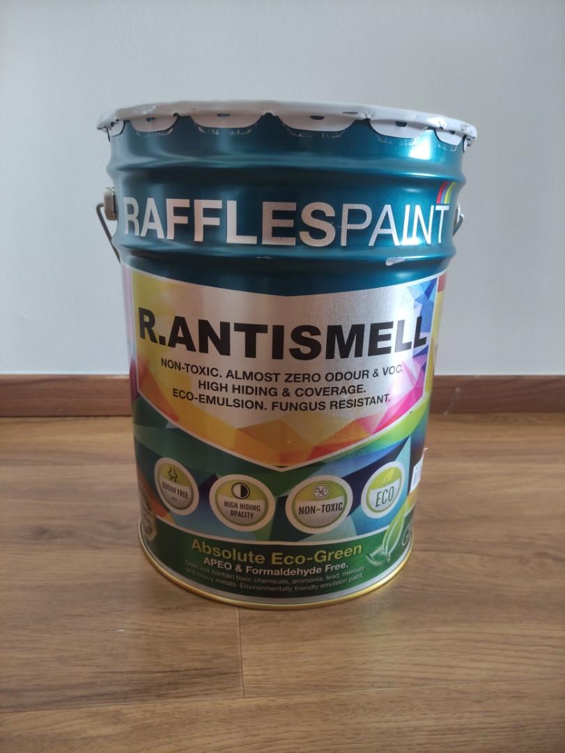 [UNOPEN - NEW] 20L Raffles Paint R.Anti Smell (white - Matt finish ...