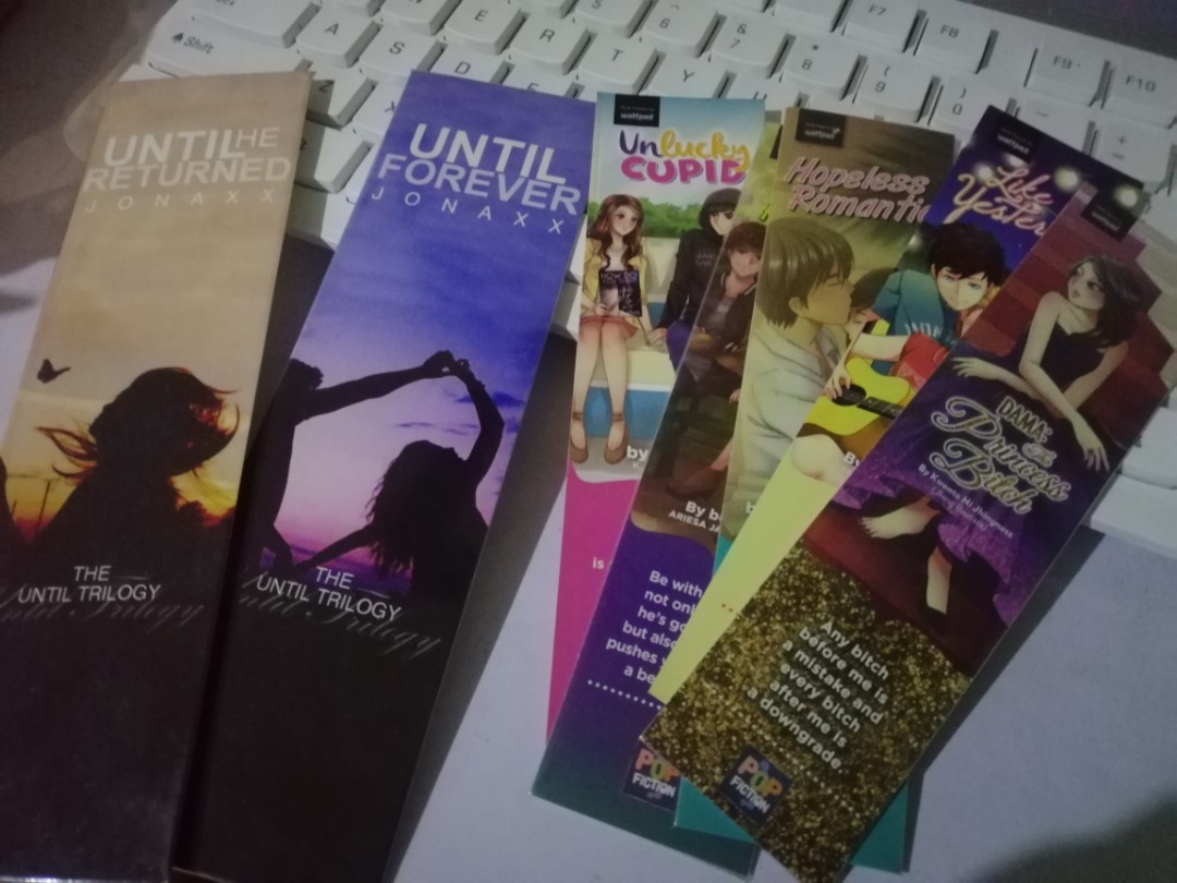 UNTIL TRILOGY AND POP FICTION BOOKMARKS, Hobbies & Toys, Books ...