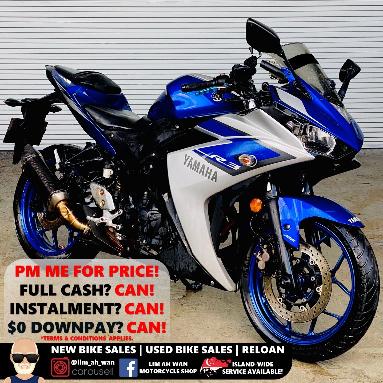 USED YAMAHA R3, Motorcycles, Motorcycles for Sale, Class 2A on Carousell