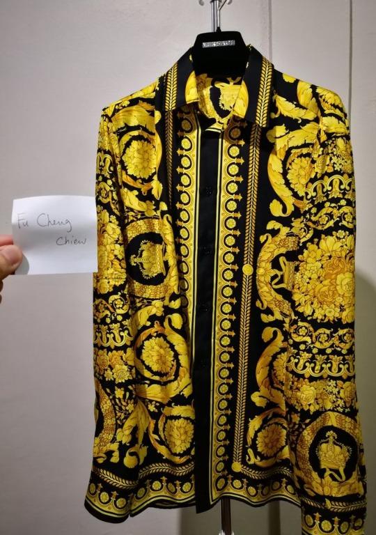 Versace Barocco Silk Shirt 91 SS *Reissued Version*, Luxury, Apparel on ...
