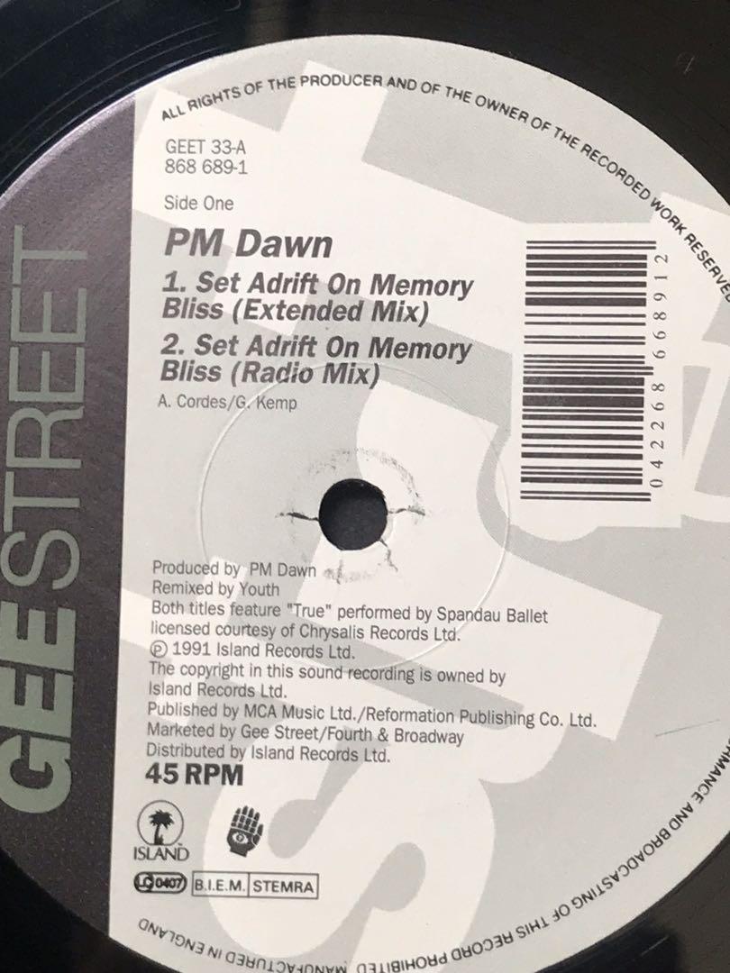 Vinyl Record- 12” Single- PM Dawn - Set Adrift On Memory Bliss, Hobbies ...