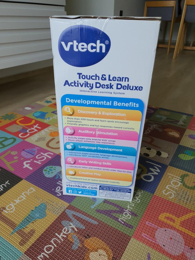 VTech Touch & Learn Activity Desk Deluxe, Babies & Kids, Infant ...