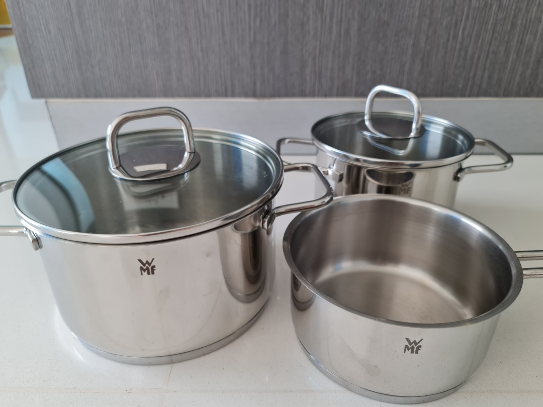 Wmf stainless steel cookware Set, Furniture & Home Living, Kitchenware ...