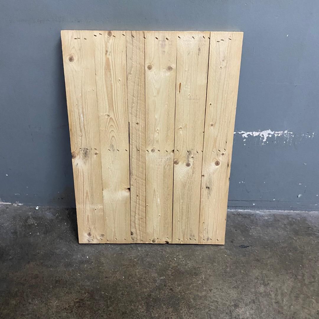 Wood crate top wooden crate panel table top, Furniture & Home Living ...