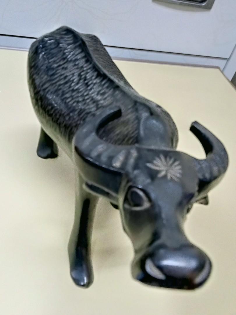 Wooden Carabao Table Top Display, Hobbies & Toys, Stationary & Craft ...
